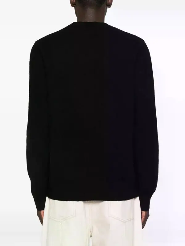A.p.c. Logo-detail Crew-neck Sweater