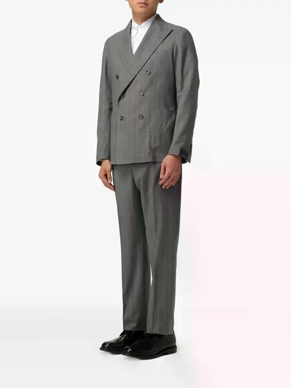 Tagliatore Pinstripe Double-breasted Suit Jacket