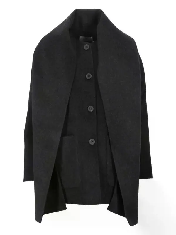 THE DYNAMIS STUDIO Button-fastening Wool Coat