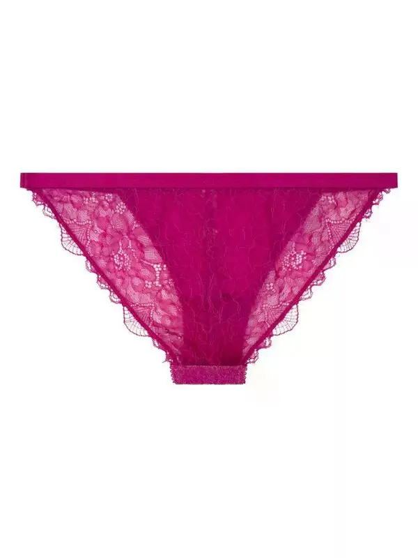 Love Stories Lace-trimmed Briefs - Pink