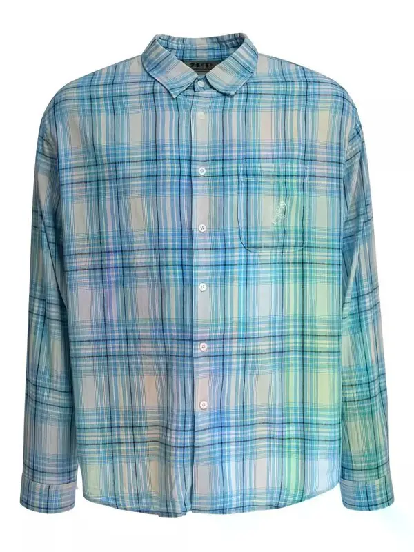 THISISNEVERTHAT Checked Embroidered Shirt