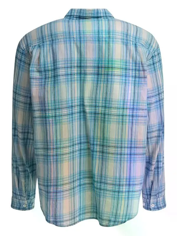 THISISNEVERTHAT Checked Embroidered Shirt