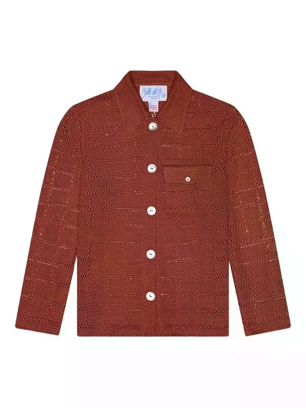 Calle Del Mar Grid-pattern Long-sleeve Shirt