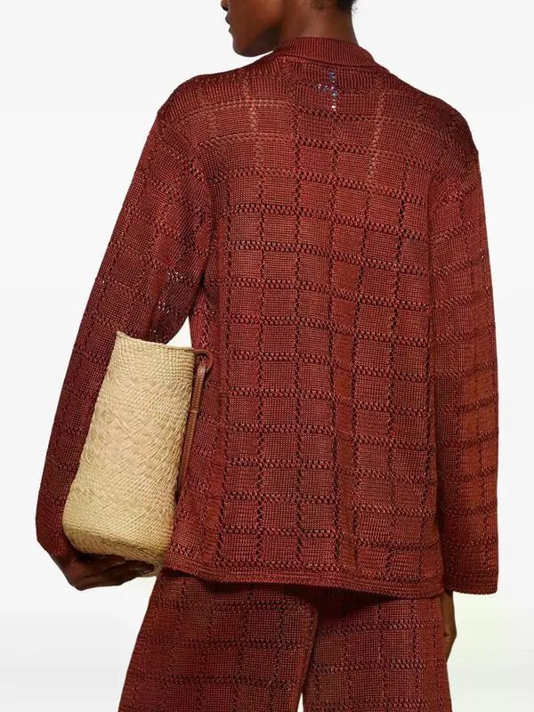 Calle Del Mar Grid-pattern Long-sleeve Shirt