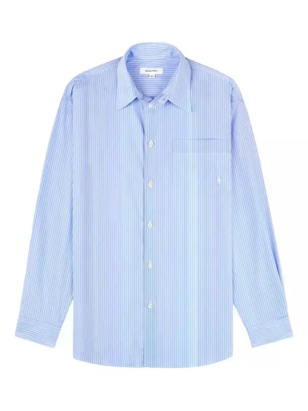 SPORTY & RICH Striped Long-sleeve Shirt