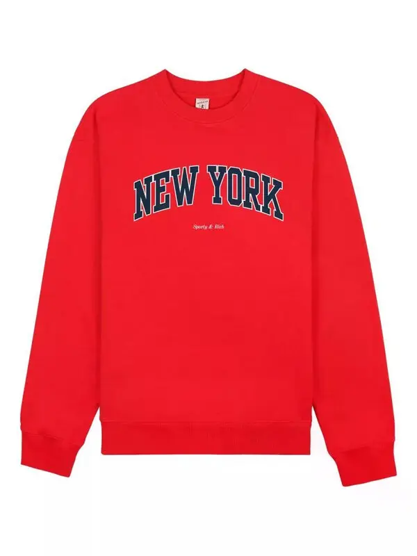 SPORTY & RICH Cotton Long-sleeve Sweatshirt