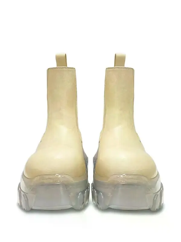Rick Owens Beatle Bozo Tractor Chelsea Boots - Neutrals