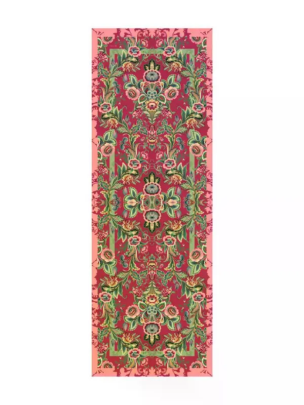 Etro Floral-pattern Scarf - Red