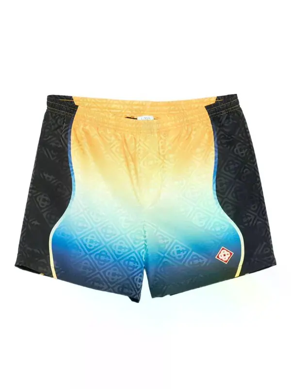Casablanca Logo Swim Shorts - Yellow