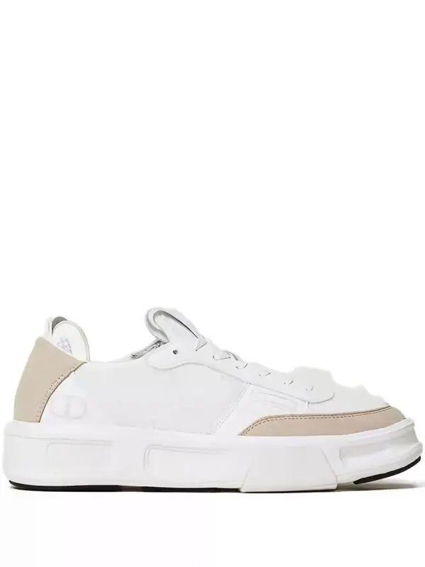 TWINSET Two-toned Leather Sneakers