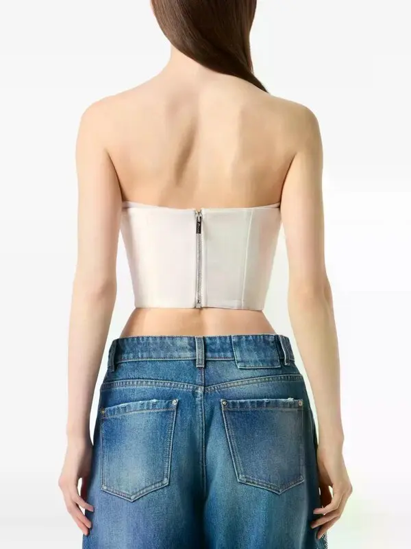 Blumarine Strapless Corset Top