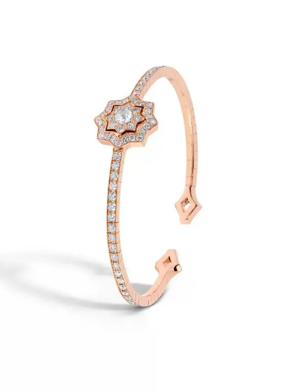 DAVID MORRIS 18k Rose Astra Bangle