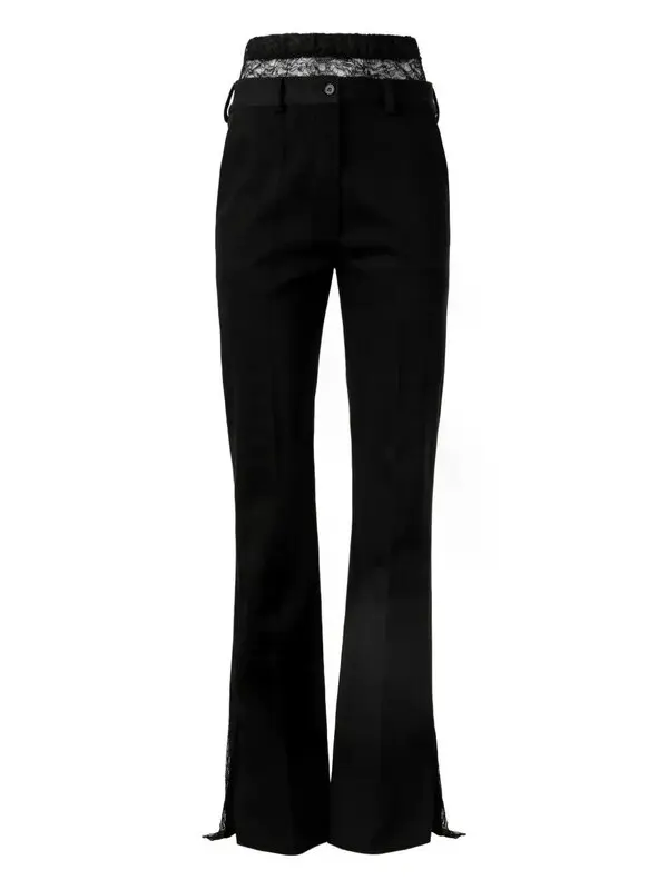 ALMAZ Lace-trim Trousers