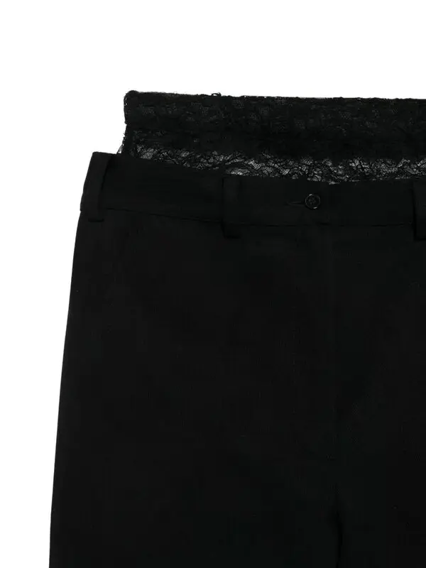 ALMAZ Lace-trim Trousers