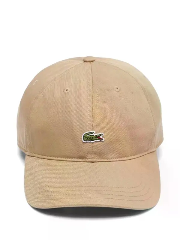 Lacoste Crocodile-embroidered Baseball Cap - Neutrals