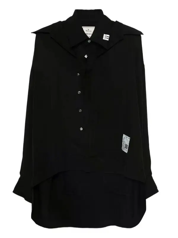 Mihara Yasuhiro Layered Button-fastening Top