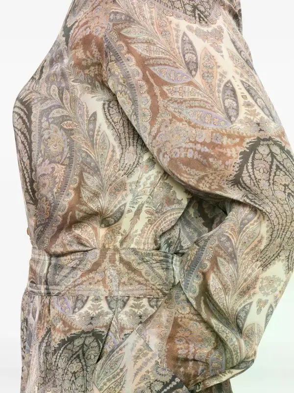 Zimmermann Paisley-print Button-front Shirt