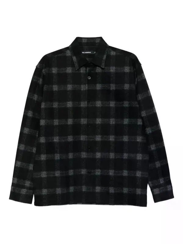 Karl Lagerfeld Checked-pattern Shirt