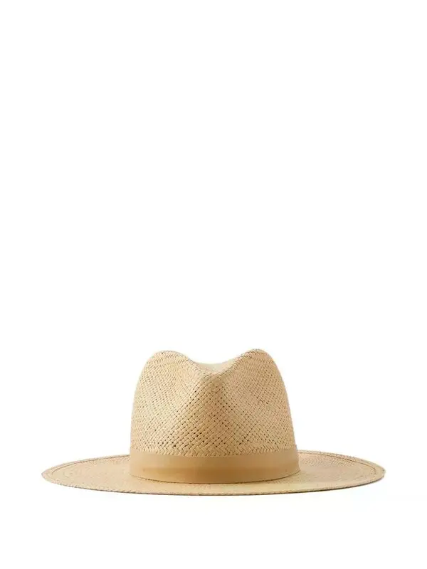 Janessa Leoné Woven Fedora Hat - Neutrals