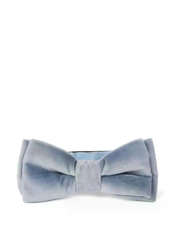 Paul Smith Velvet Bow Tie - Blue