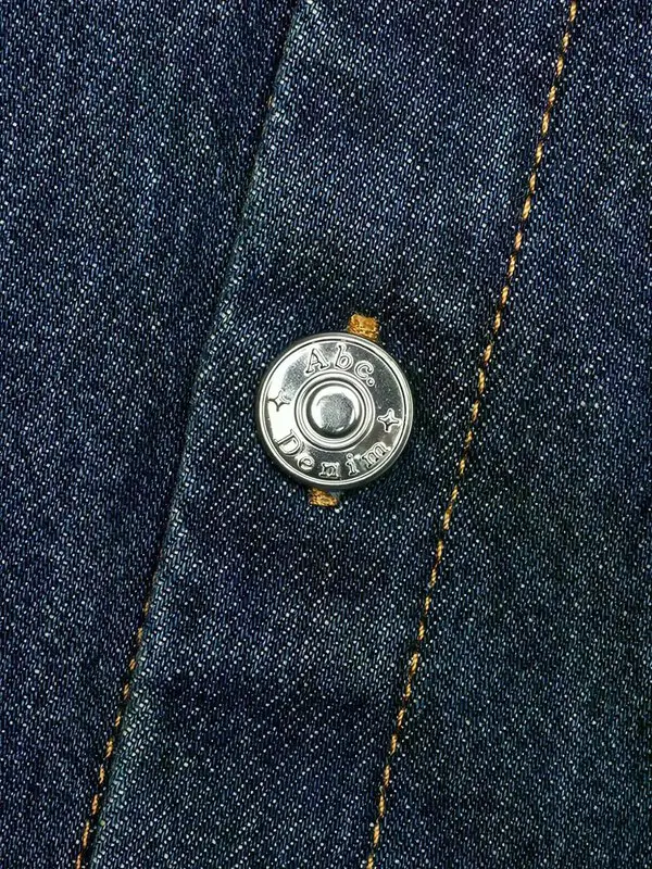 ADVISORY BOARD CRYSTALS Embroidered-pocket Denim Shirt