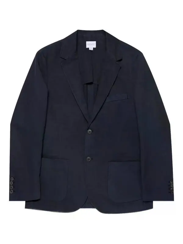 Sunspel Three-button Patch-pocket Blazer