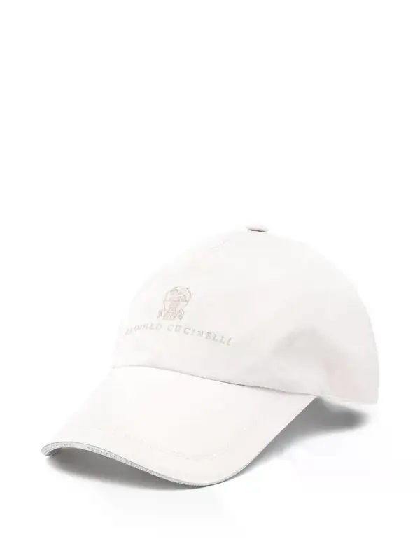 Brunello Cucinelli Embroidered Baseball Cap - Neutrals