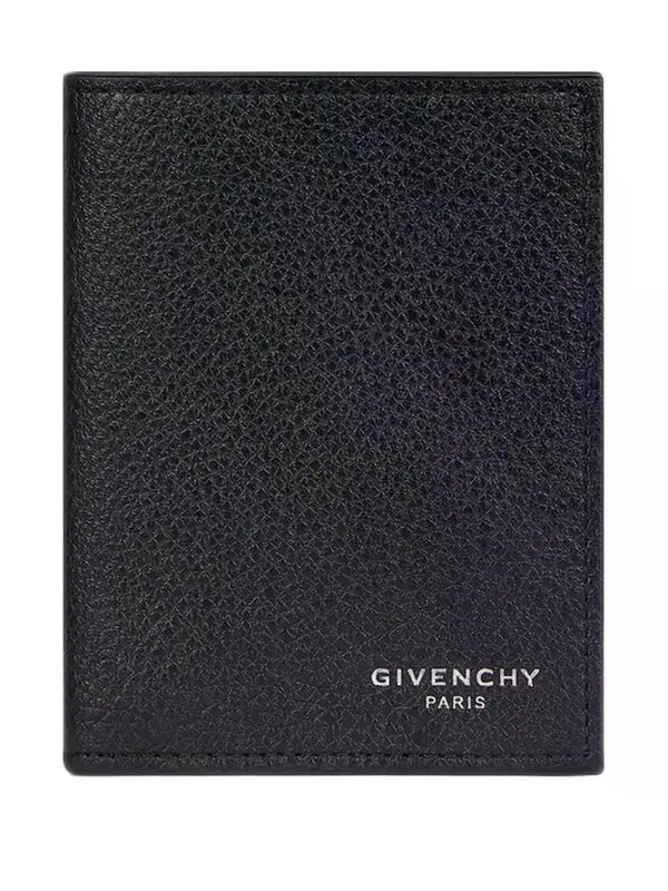 Givenchy Logo Leather Wallet - Black