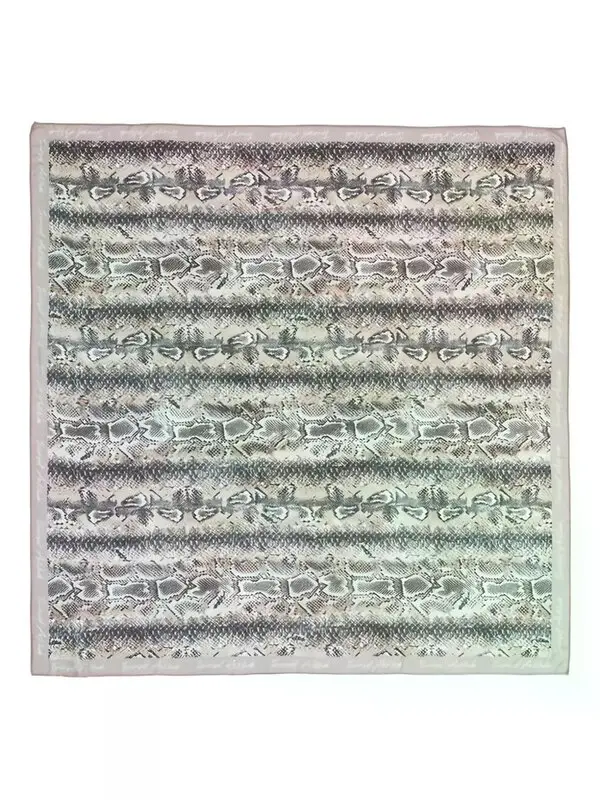 TWINSET Snakeskin-print Scarf - Neutrals