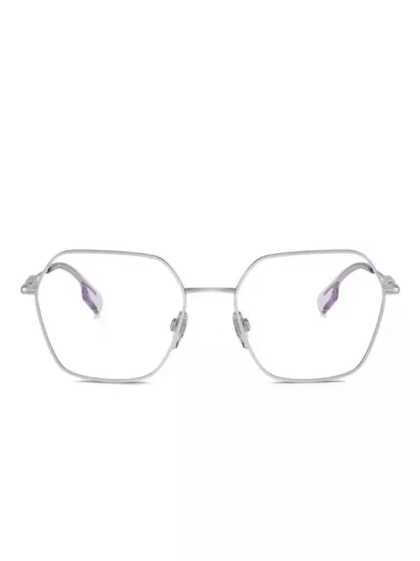 Burberry Geometric-frame Eyeglasses - Purple