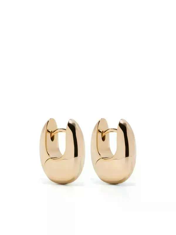 Tom Wood Small Pebble Hoop Earrings - Gold
