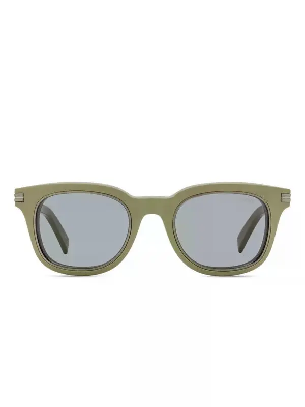 Zegna Rectangular Sunglasses - Neutrals