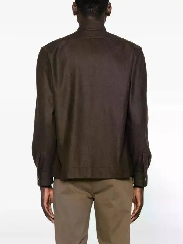 XACUS Double-pocket Wool Shirt
