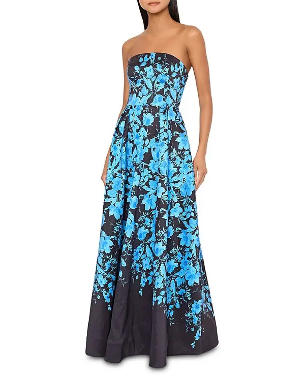 MILLY Winona Floral Maxi Dress