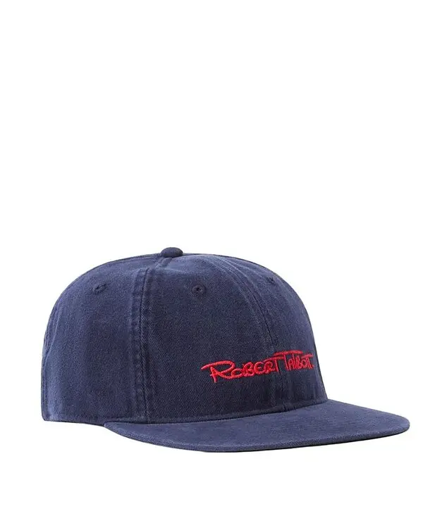 Robert Talbott Selleck Baseball Cap - Navy W/ Audrey Red