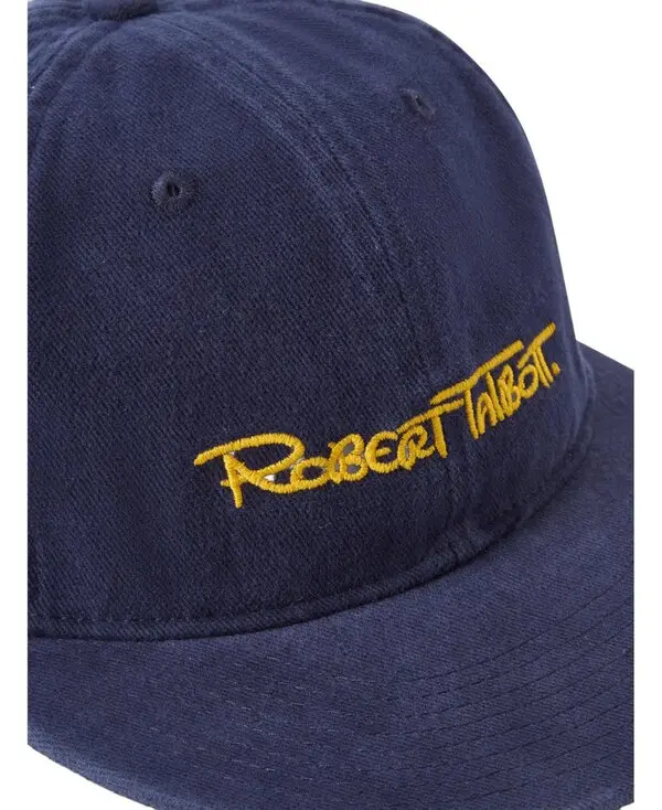 Robert Talbott Selleck Baseball Cap - Navy W/ Golden Poppy