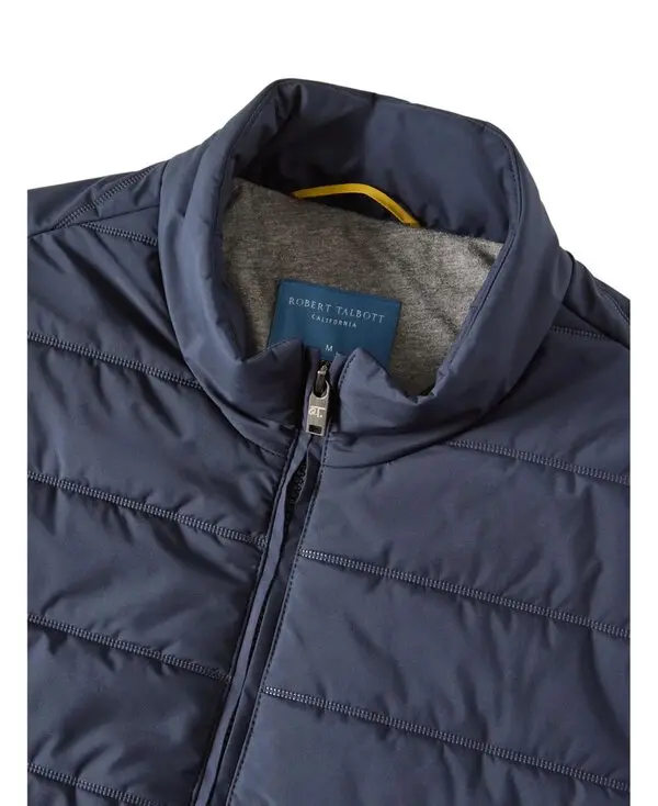 Robert Talbott Driver Quilted Vest - Navy