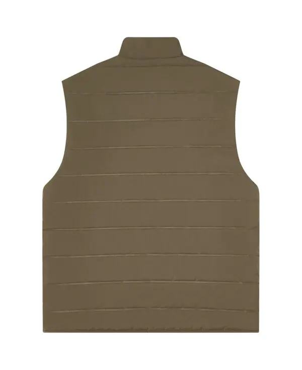 Robert Talbott Driver Quilted Vest - Taupe