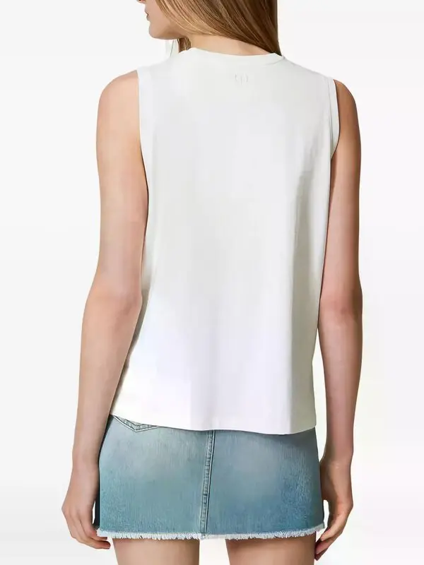 TWINSET Printed Sleeveless Vest