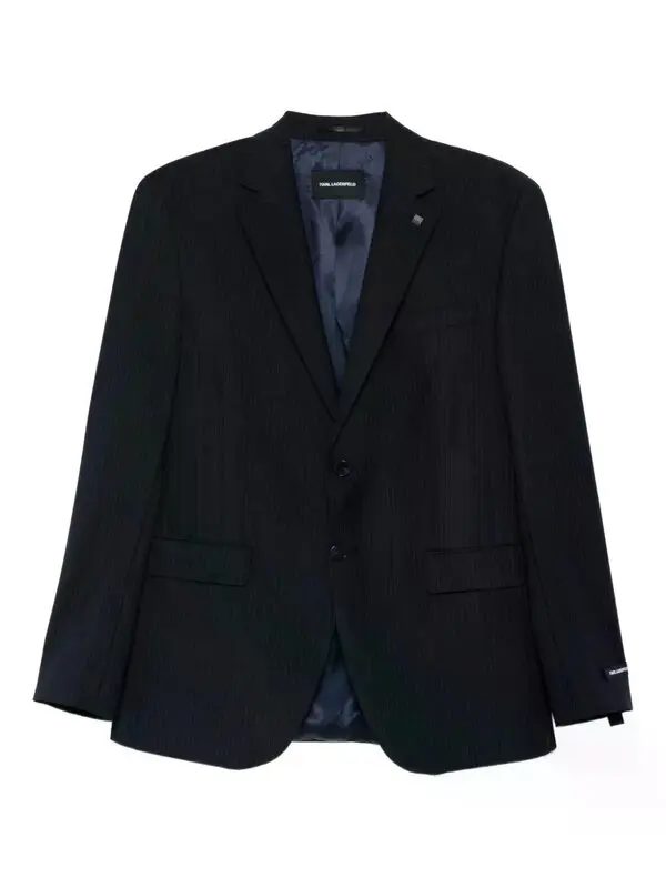 Karl Lagerfeld Pinstripe Two-button Blazer