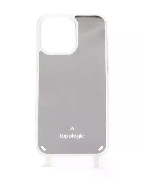 TOPOLOGIE Verdon Mirrored Phone Case - Grey
