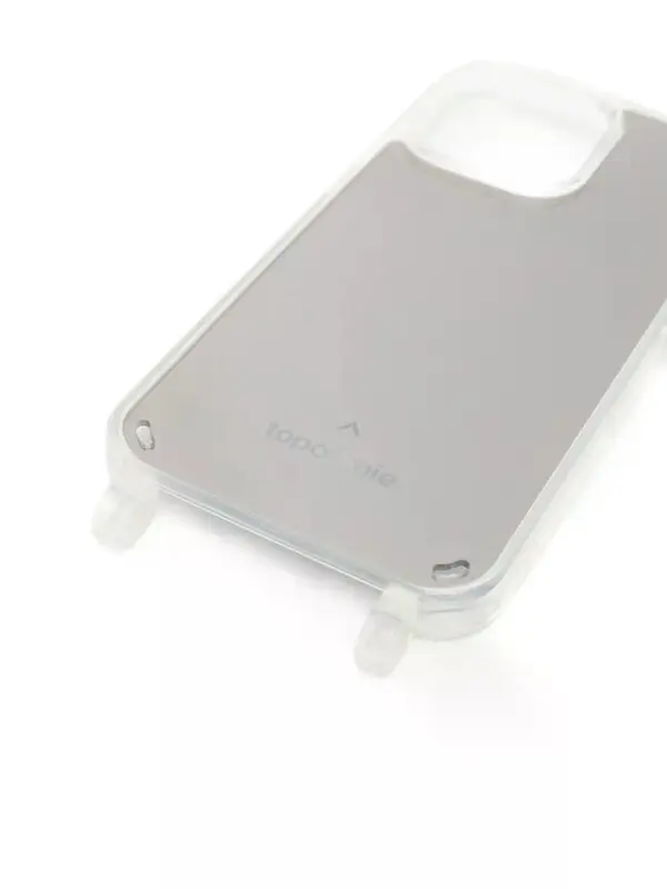 TOPOLOGIE Verdon Mirrored Phone Case - Grey