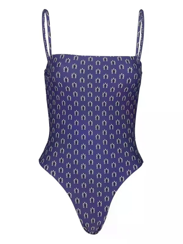 Matteau Malliot Square-neck Swimsuit - Blue