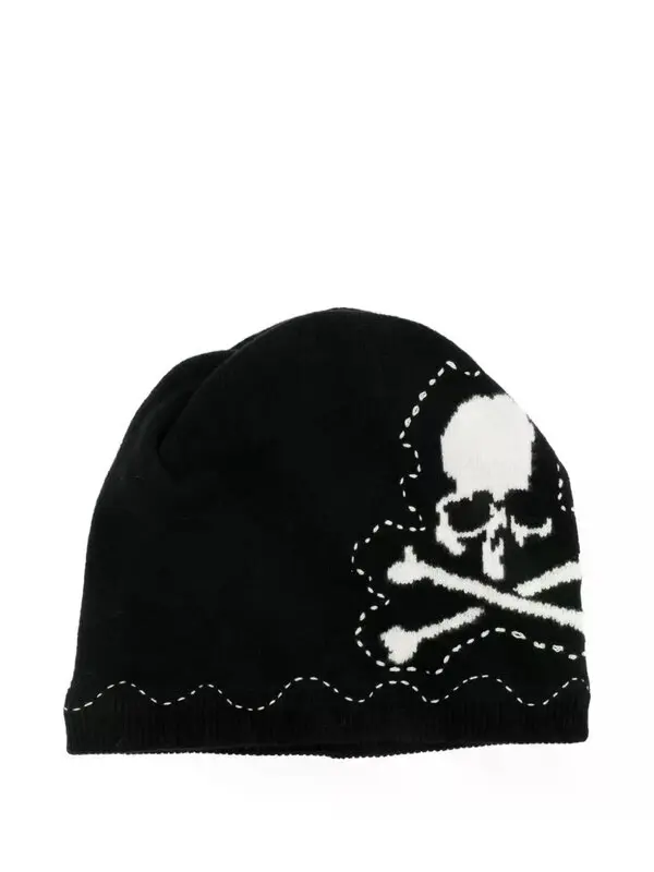 MASTERMIND WORLD Skull-embellished Beanie - Black