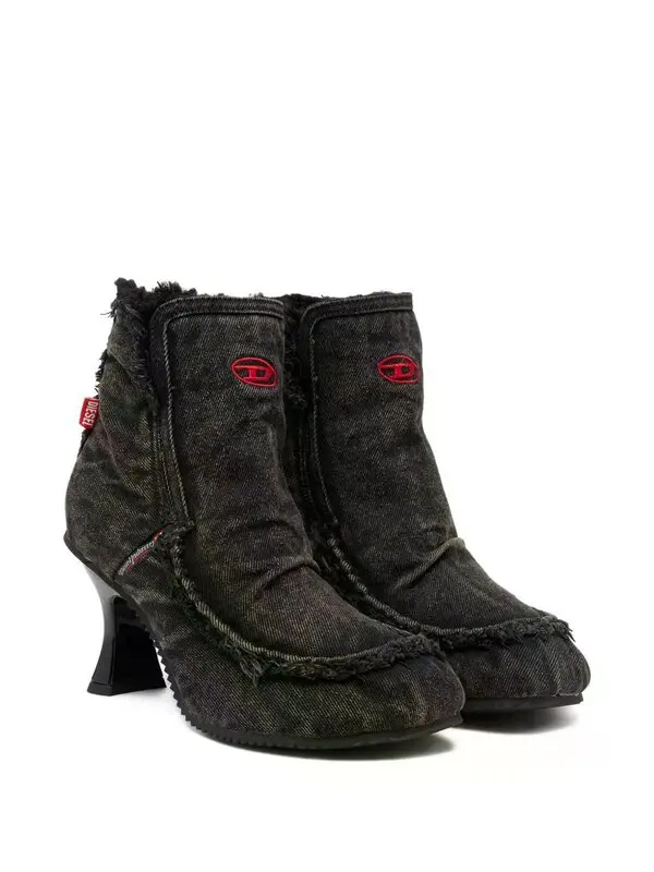 DIESEL® D-woodstock Ankle Boots - Black