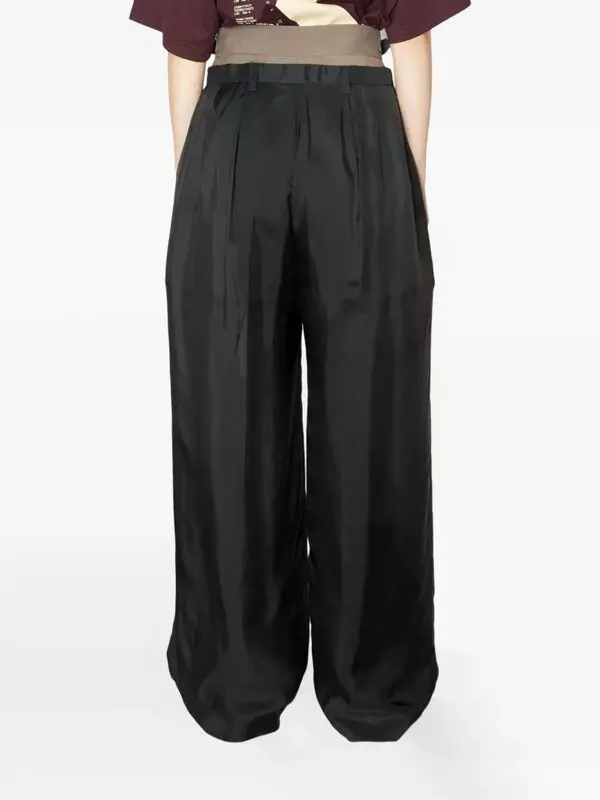 Kolor Pleated Straight Trousers