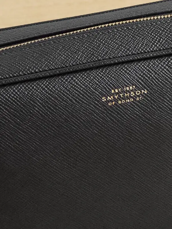 Smythson Panama Organiser Tech Textured-leather Pouch