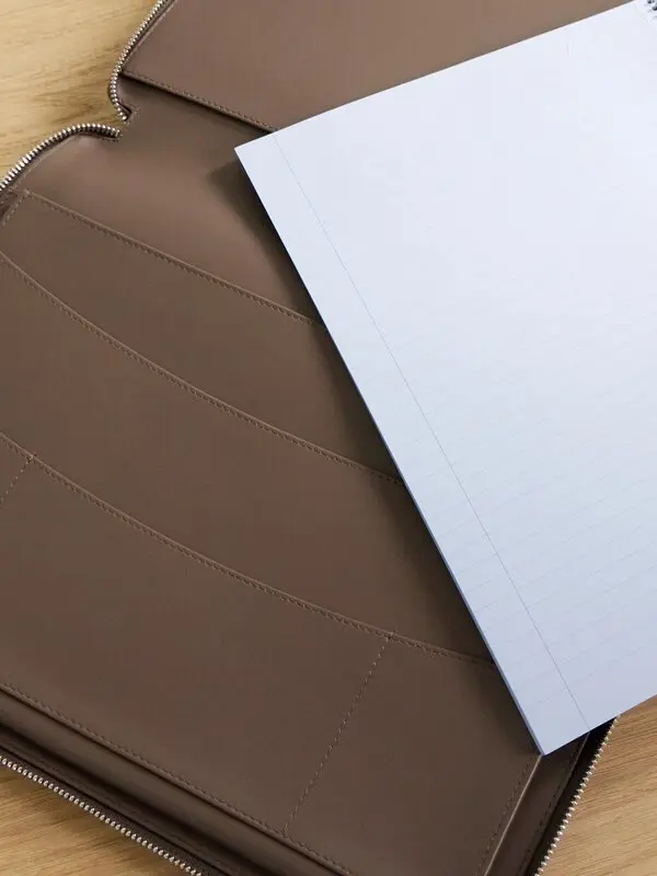 Smythson Panama A4 Textured-leather Folder