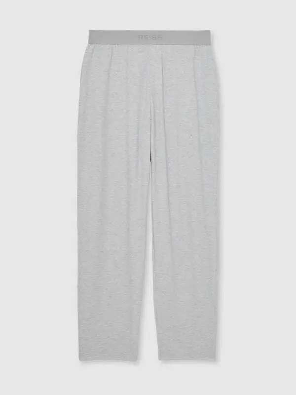 REISS Hugo Cotton Jersey Logo-waistband Joggers With Stretch