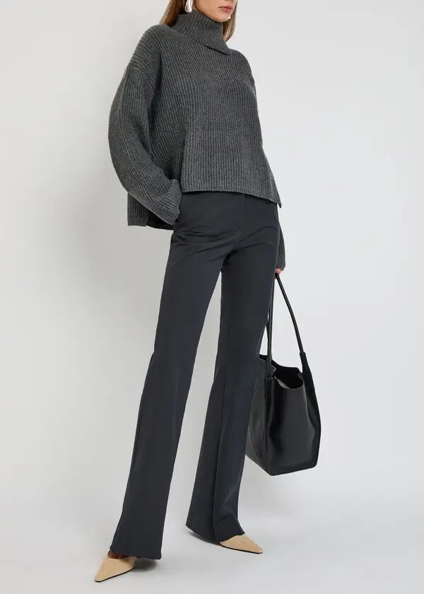 JOSEPH Ribbed Wool-blend Jumper